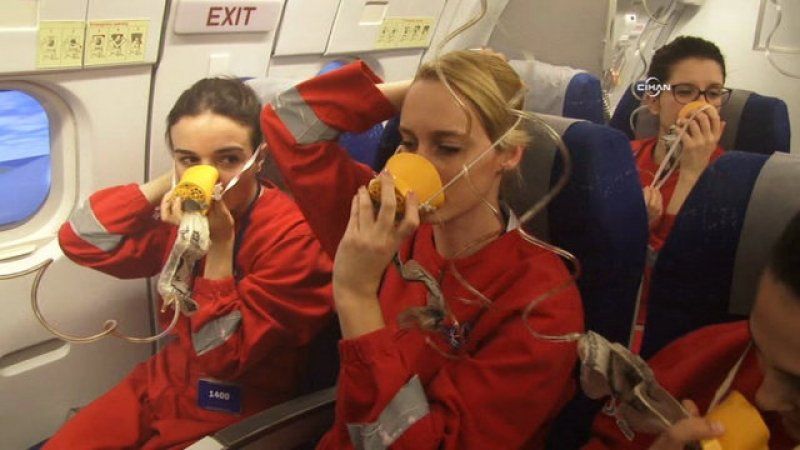 Hosteslere komando eğitimi | Ensonhaber