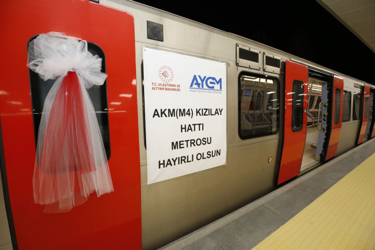 AKM-Gar-Kızılay Metro Hattı bugün hizmete girecek