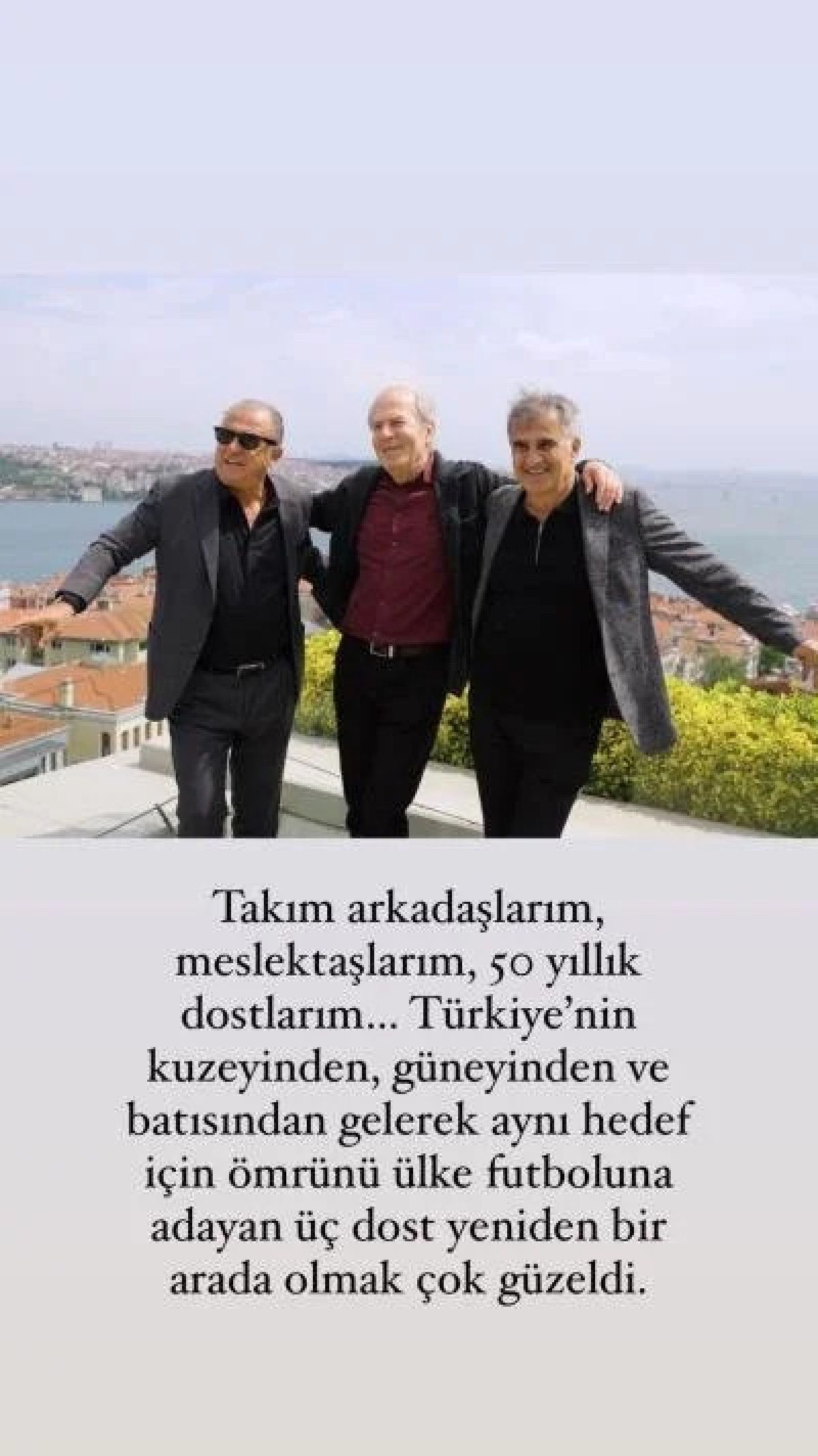 Fatih Terim, Şenol Güneş ve Mustafa Denizli bir araya geldi