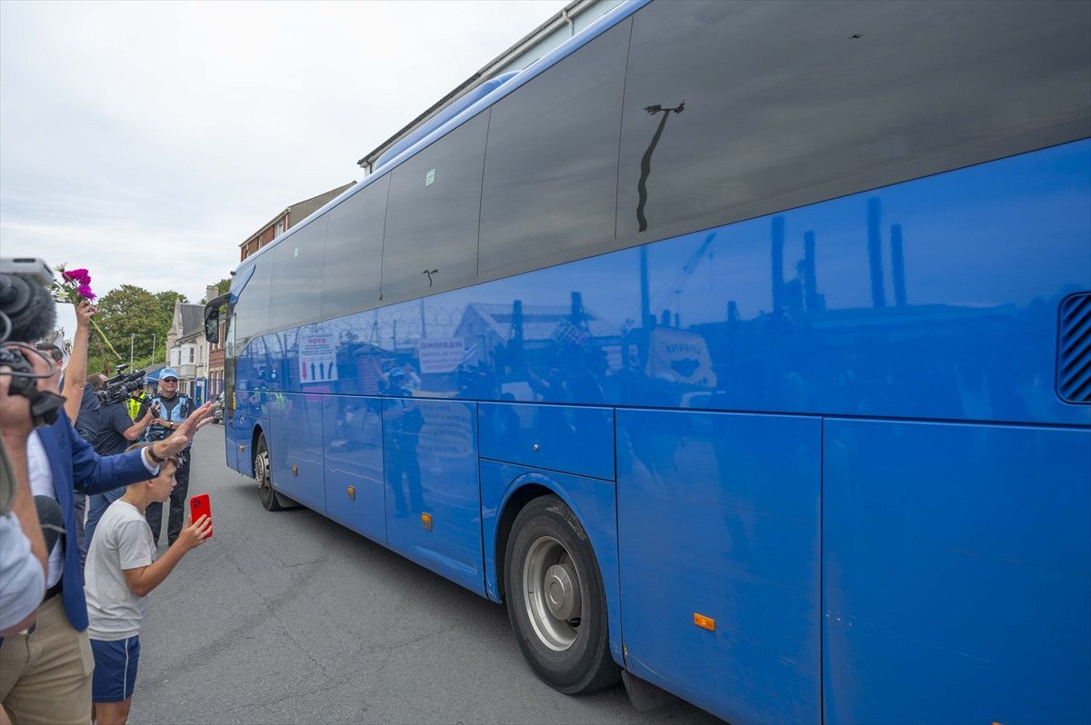 İngiltere göçmenleri yüzen hapishane Bibby Stockholm'e yerleştiriyor