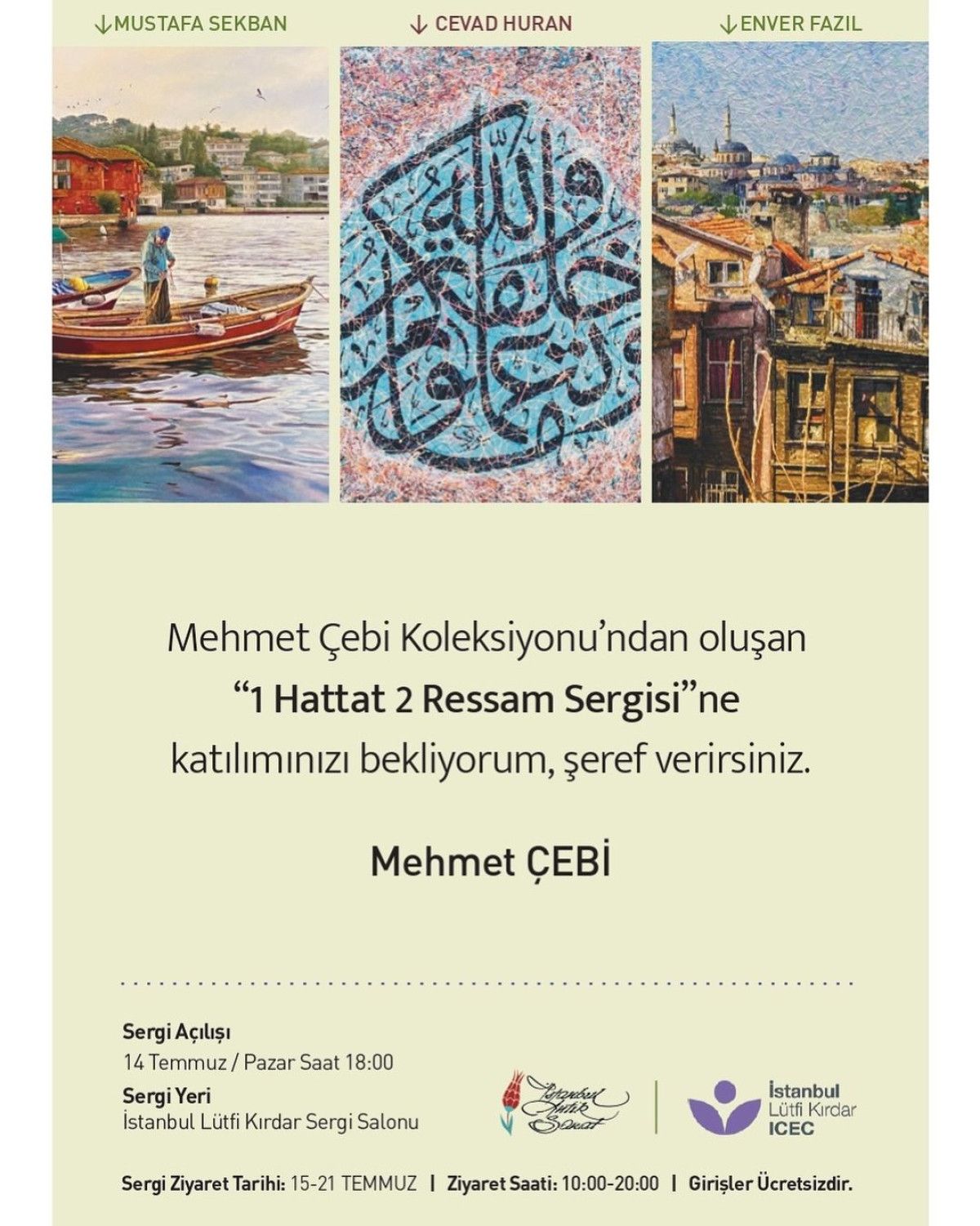 Koleksiyoner Mehmet Çebi'den sanatseverleri heyecanlandıran sergi