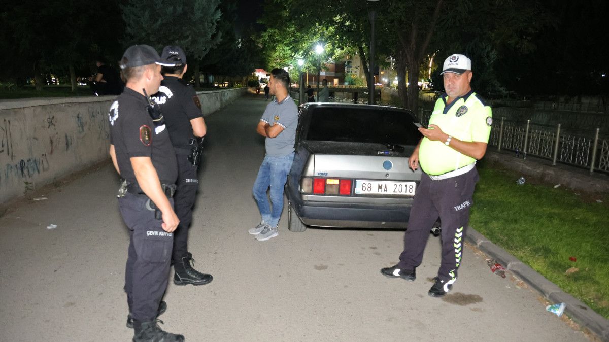 Aksaray'da sigortasız araçla yakalanan ehliyetsiz sürücü: Deneme yaptım ...