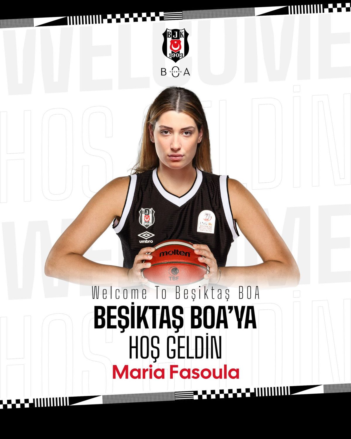 Beşiktaş Kadın Basketbol Takımı, Maria Fasoula'yı transfer etti