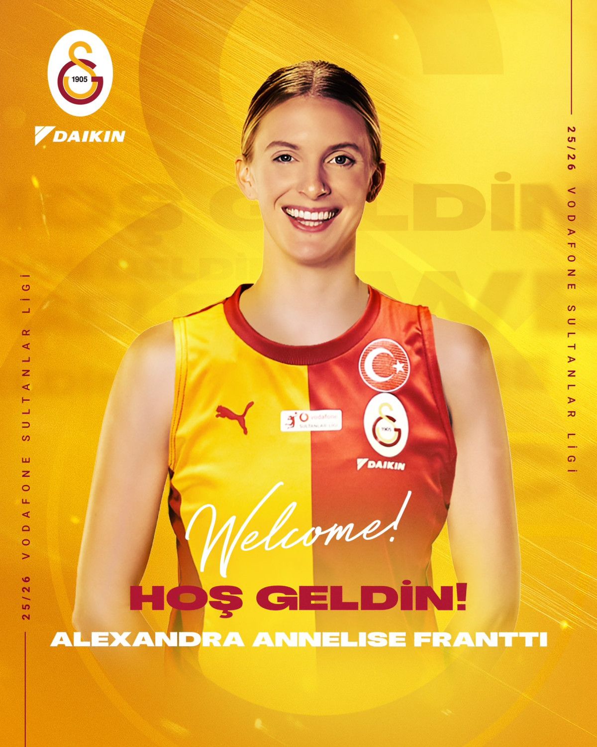 Galatasaray, Alexandra Frantti'yi kadrosuna kattı - Ensonhaber