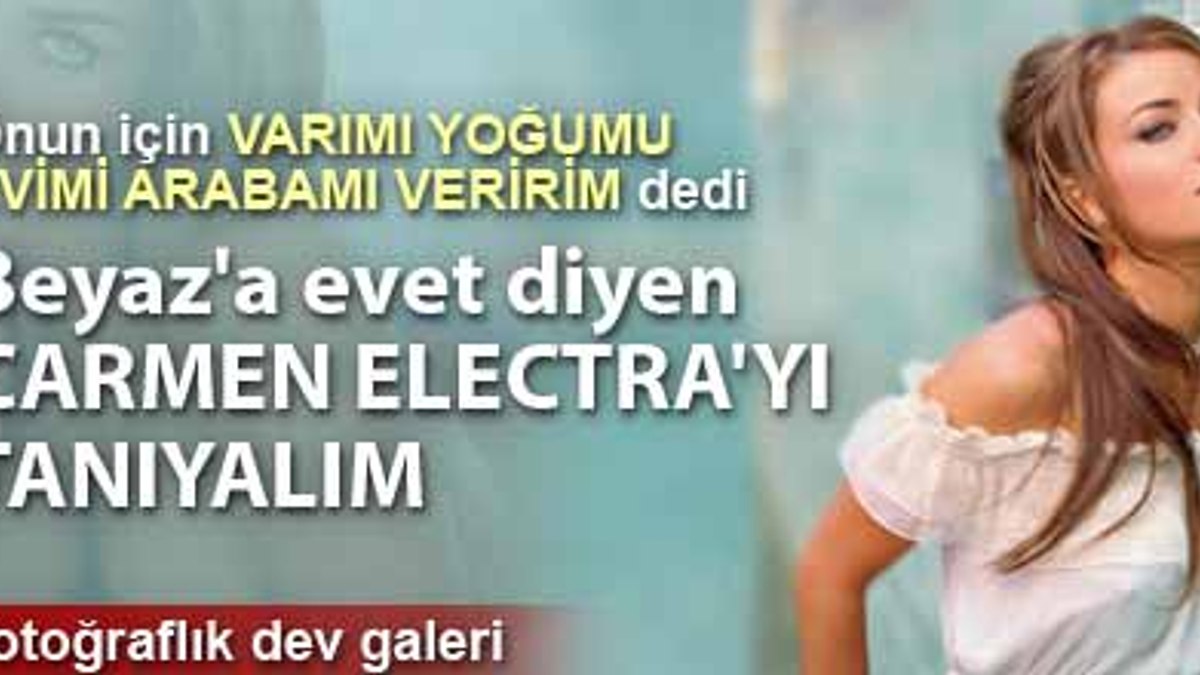 CARMEN ELECTRA'YI TANIYALIM CARMEN ELECTRA'YI TANIYALIM