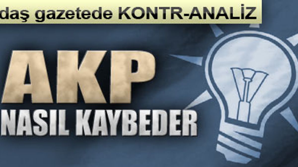 AKP nasıl kaybeder
