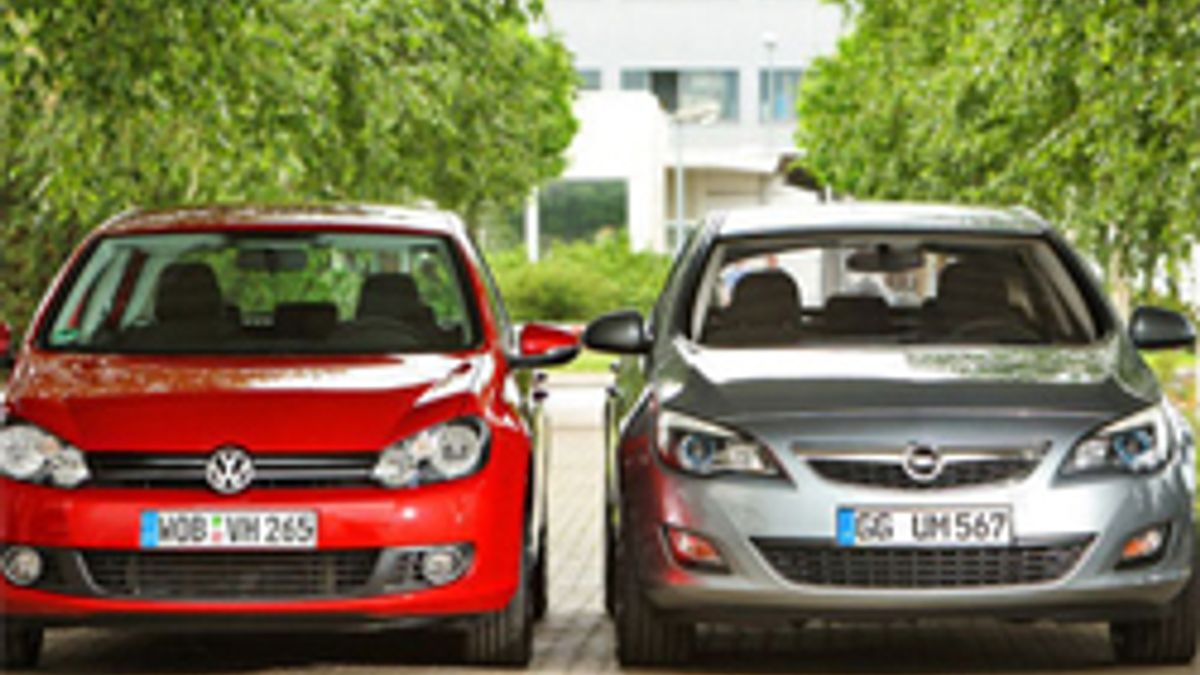 Golf ve Opel Astra düellosu