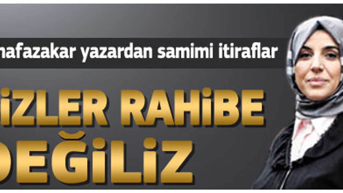 Muhafazakar yazardan samimi itiraflar