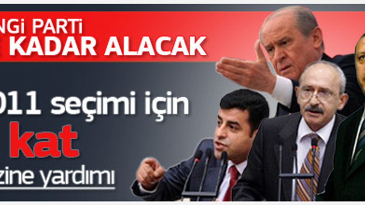 Partiler paraya boğulacak