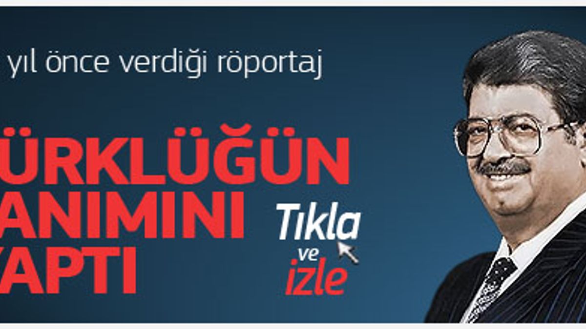 Özal'ın son röportajı