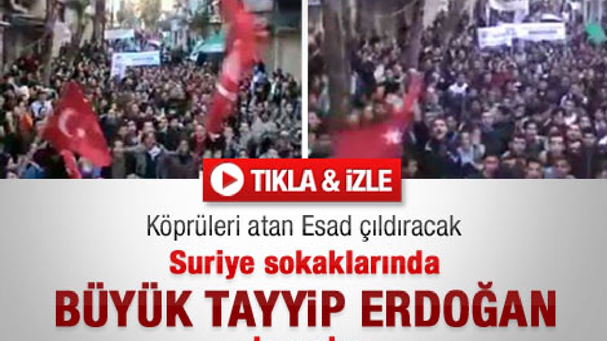 Suriye'de Esad'ı çıldırtacak Erdoğan sloganları