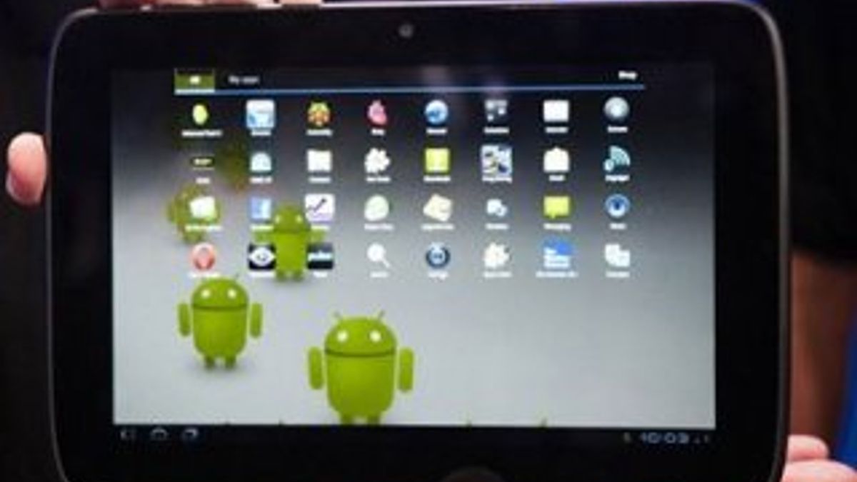 Android iPad'i ilk kez geçti