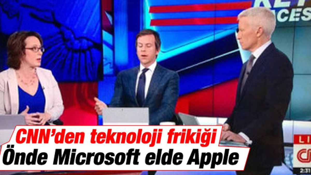 CNN yorumcuları Microsoft Surface’i iPad standı yaptı