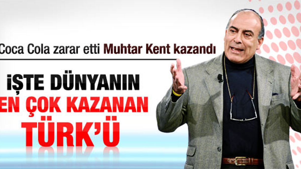 Coca Cola'nın tepe ismi Muhtar Kent'in maaşı arttı