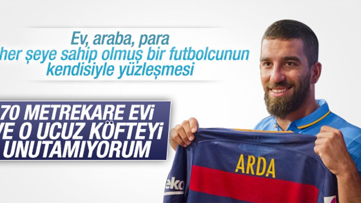 Arda Turan'dan duygusal mesaj