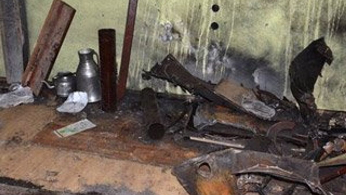 İçerisinde bomba olan odun sobada patladı: 7 yaralı