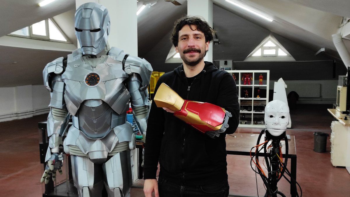 Genç yazılımcı, 'Demir Adam' kolunu tasarladı