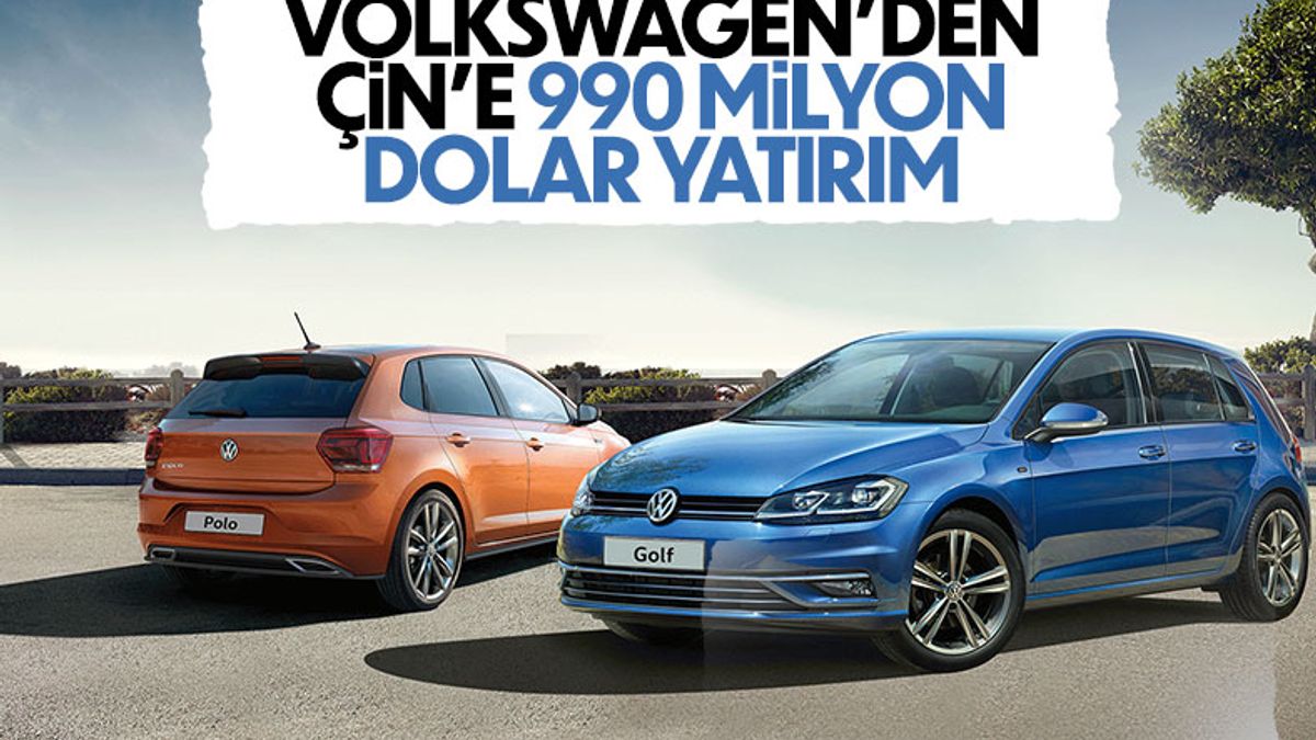 Volkswagen'den Çin'e 990 milyon dolarlık yatırım