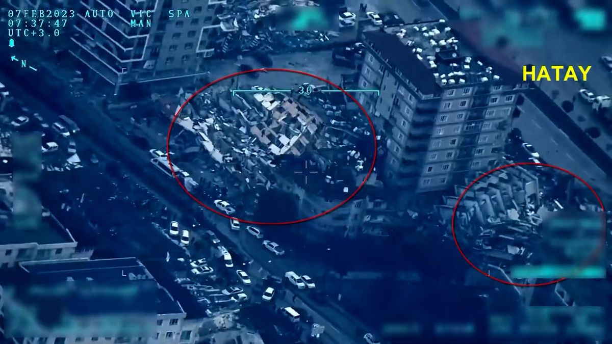 Deprem bölgeleri İHA'larla takip ediliyor