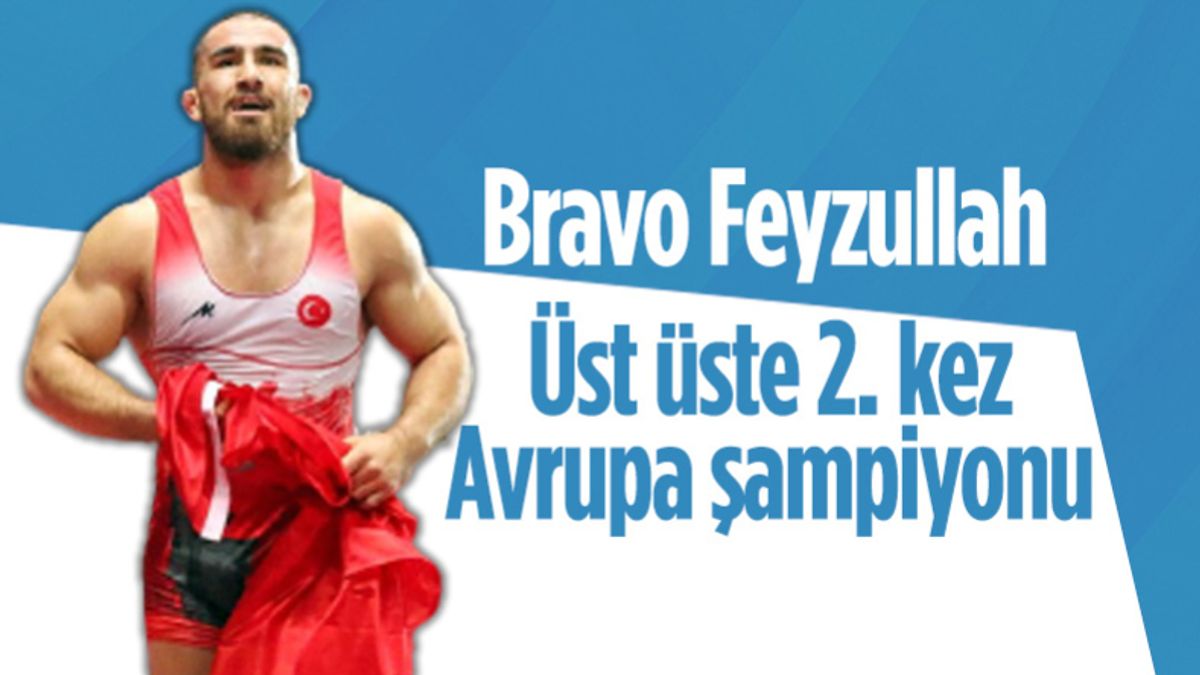 Feyzullah Aktürk, yeniden Avrupa şampiyonu oldu