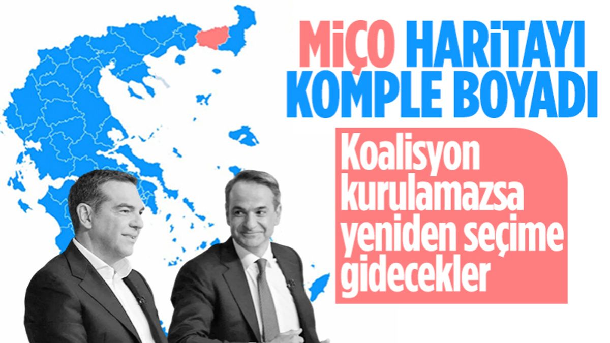Yunanistan'da seçimin kazananı Başbakan Kiryakos Miçotakis'in partisi oldu