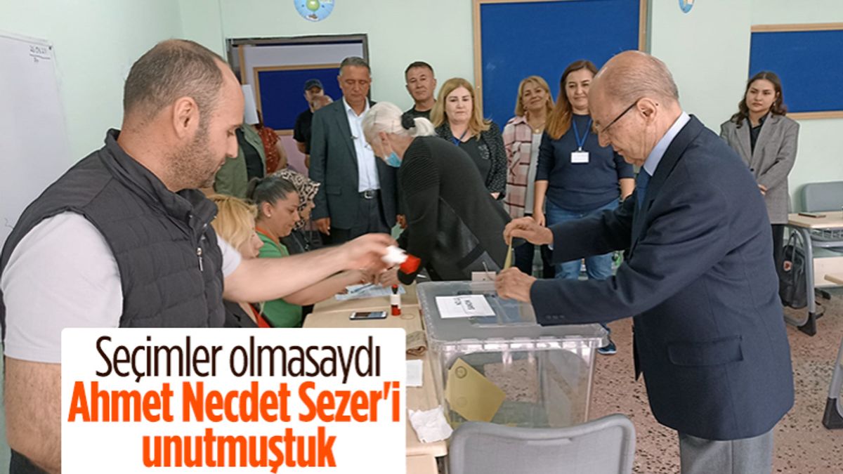 Ahmet Necdet Sezer, Ankara'da sandığa gitti