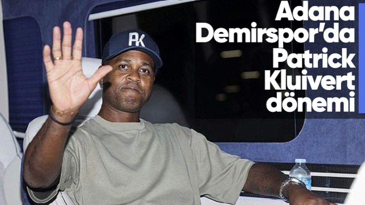 Adana Demirspor'da Patrick Kluivert dönemi başladı Adana Demirspor'da Patrick Kluivert dönemi başladı