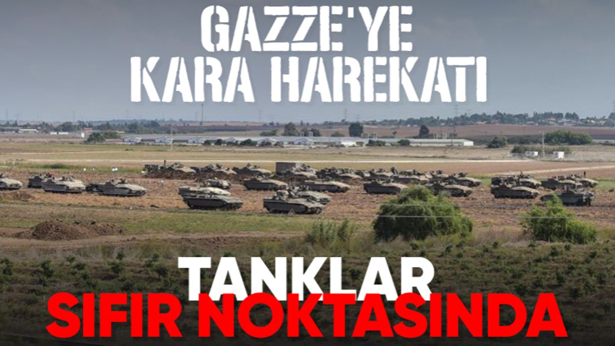 İsrail kara harekatına hazırlanıyor! Tanklar sınıra konuşlandı... İsrail kara harekatına hazırlanıyor! Tanklar sınıra konuşlandı...