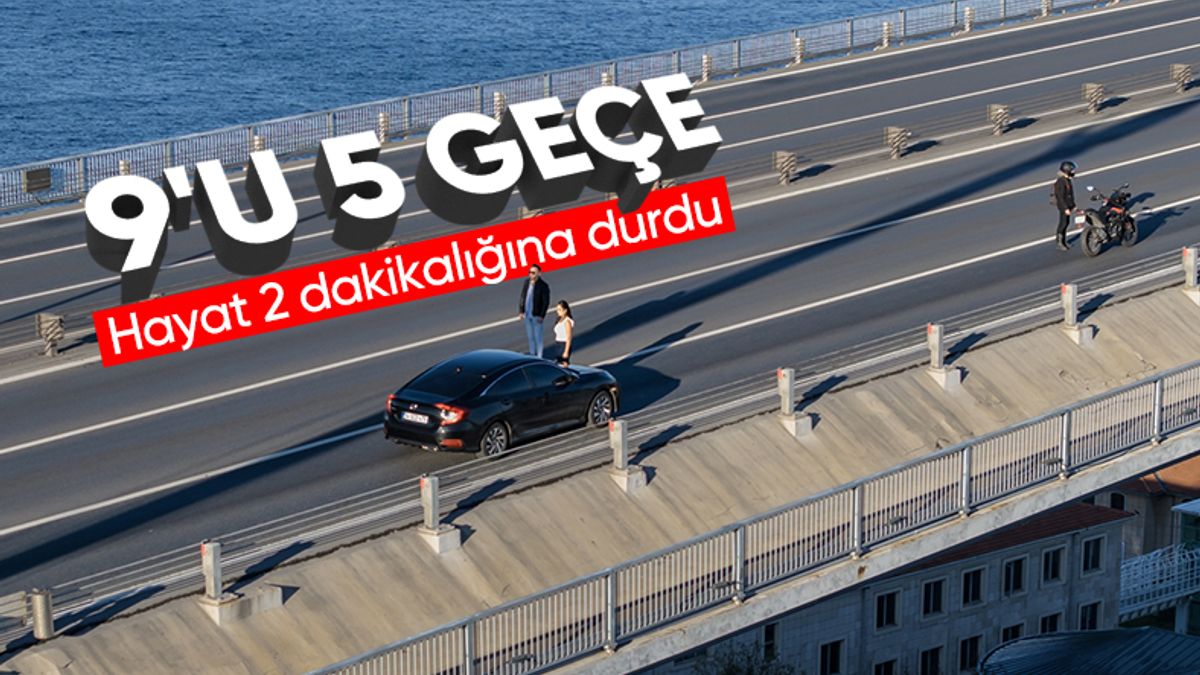 Ata'ya saygı! Yurt genelinde saat 9'u 5 geçe hayat durdu