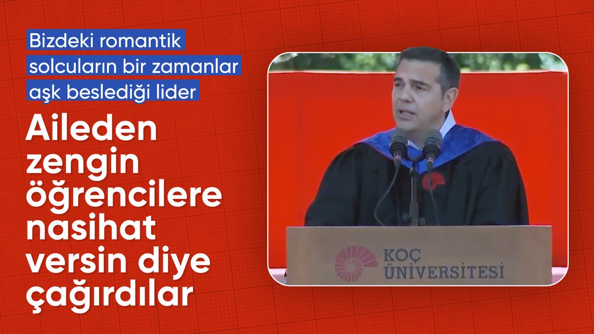 Yunanistan eski başbakanı Çipras, Koç Üniversitesi'nde mezuniyet ... Yunanistan eski başbakanı Çipras, Koç Üniversitesi'nde mezuniyet ...