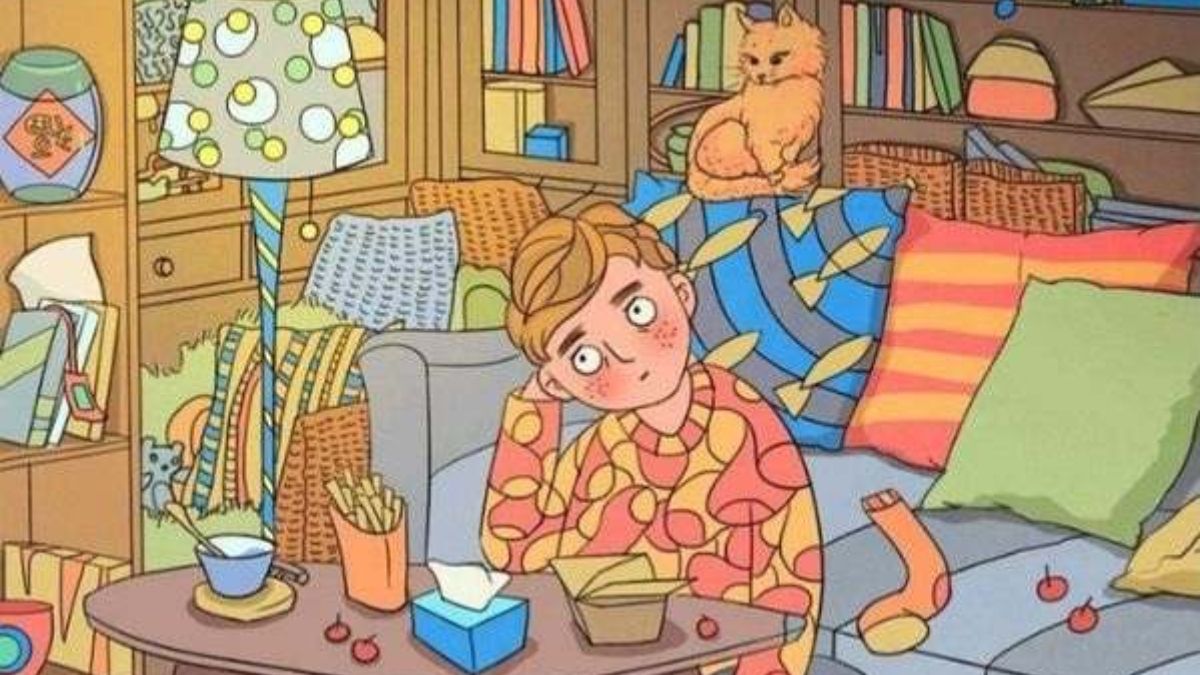 IQ Testi: Resimde gizli bir tavuk var! Sadece bulmaca profesörleri ...