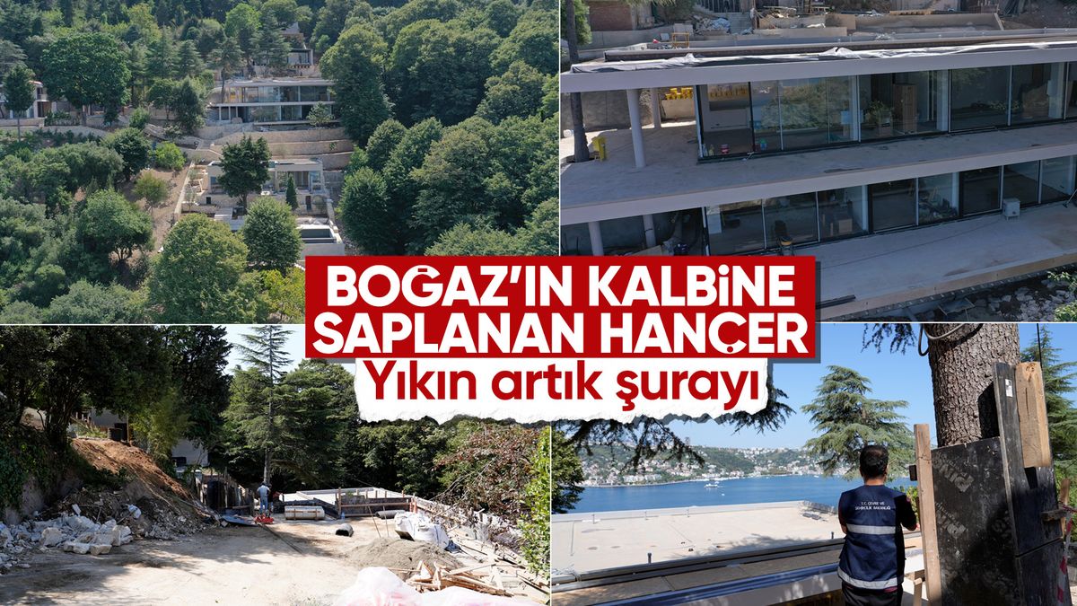 İBB 16 Ağustos demişti: Vaniköy'deki izinsiz inşaata dün suç duyurusu ...