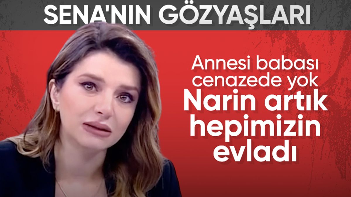 Türkiye Narin'e ağlıyor: Sunucu Sena Alkan gözyaşlarını tutamadı