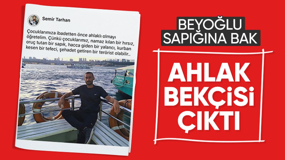 Beyoğlu'nda genç kızı taciz eden sapığın ahlak dersi verdiği paylaşımlar