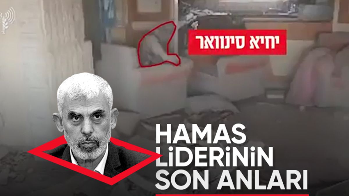 Hamas lideri Yahya Sinvar'ın son anlarına ait görüntüler ortaya çıktı