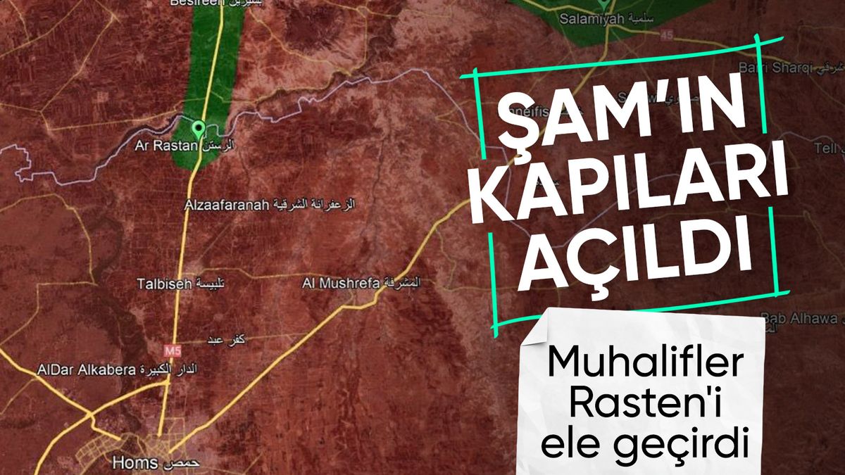 Muhalifler, Rasten ilçesine girdi