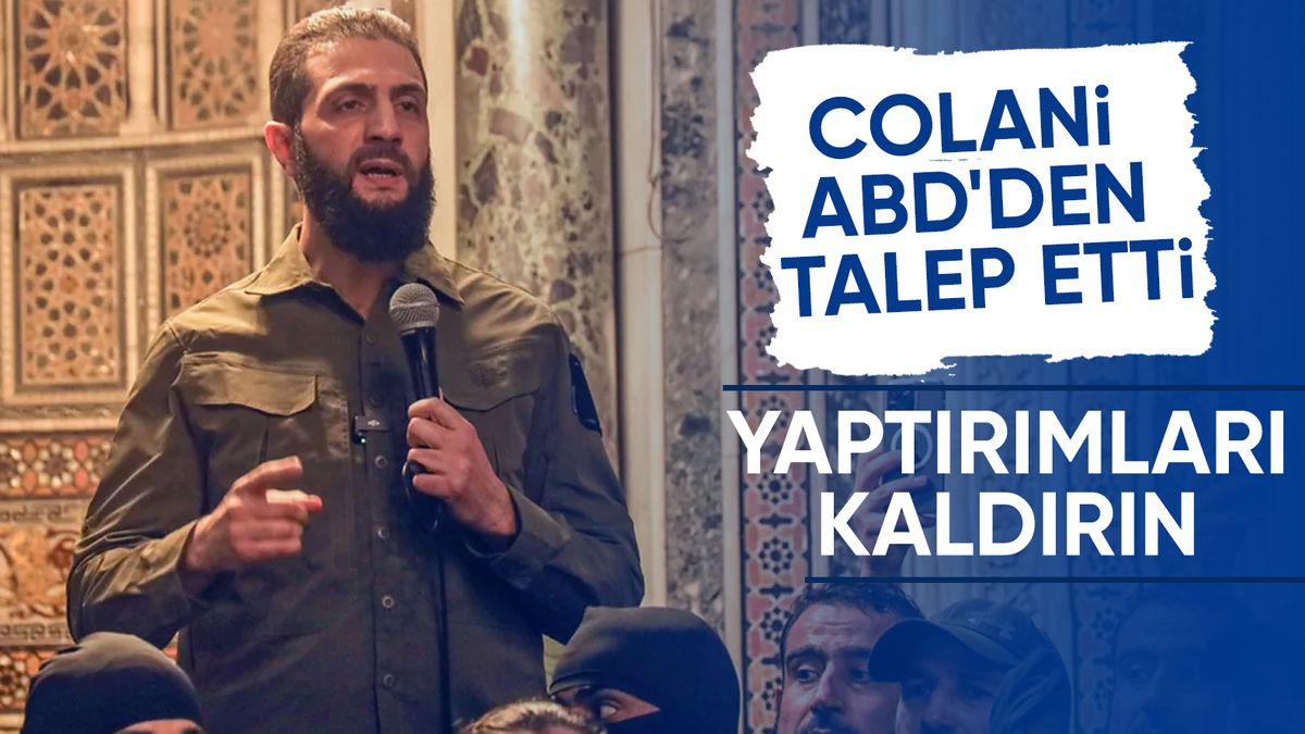 HTŞ liderinin ABD'den talebi: Yaptırımları kaldırın