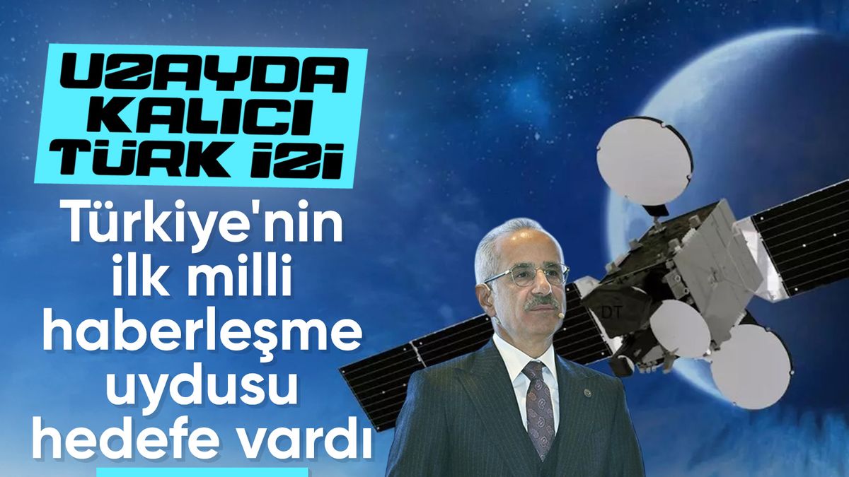Türkiye'nin ilk yerli ve milli uydusu TÜRKSAT 6A yörüngesine ulaştı