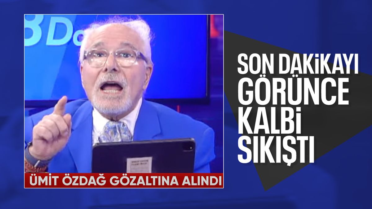 Emre Kongar, Ümit Özdağ'ın gözaltı haberi sonrası canlı yayında fenalaştı