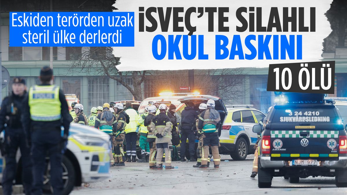 İsveç'te okula silahlı saldırı