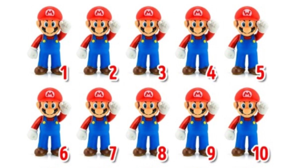 Sadece dahiler görebiliyor: Bu Mario’lardan Hangisi Farklı? 5 saniyeniz ...