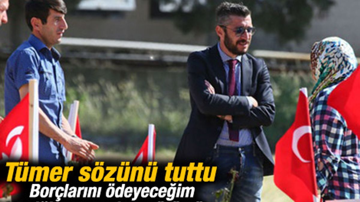 Tümer ile maden işçisi Murat Yalçın buluştu