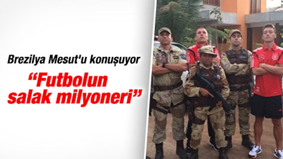 Brezilya'da Mesut Özil'e büyük tepki