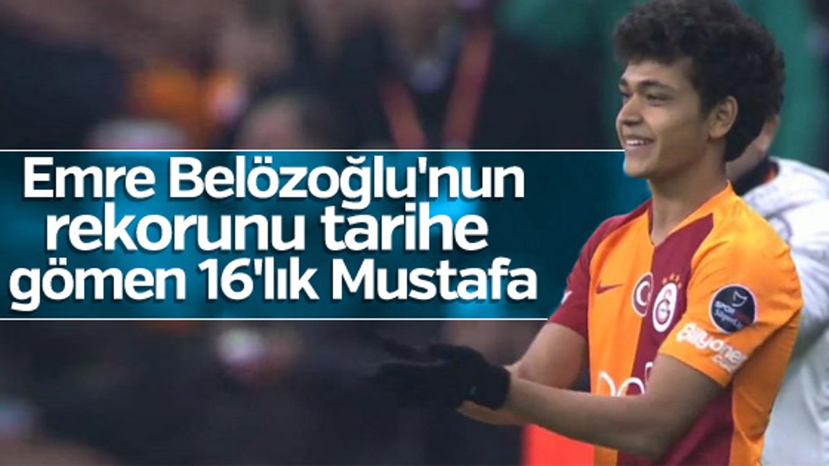 Mustafa Kapı Galatasaray tarihine geçti Mustafa Kapı Galatasaray tarihine geçti