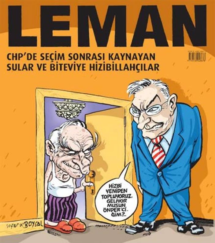 Baykal ve Sav Leman kapağında