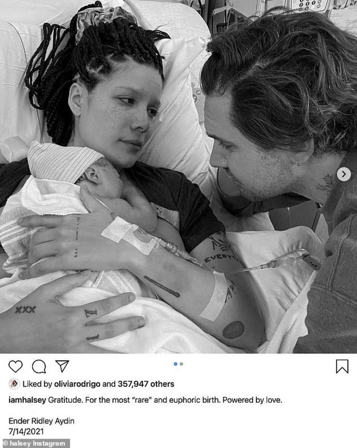 Halsey'den Ender Ridley paylaşımı