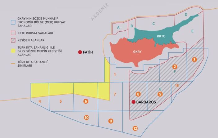 Güney Kıbrıs Rum kesimi açıklarında doğalgaz keşfedildi