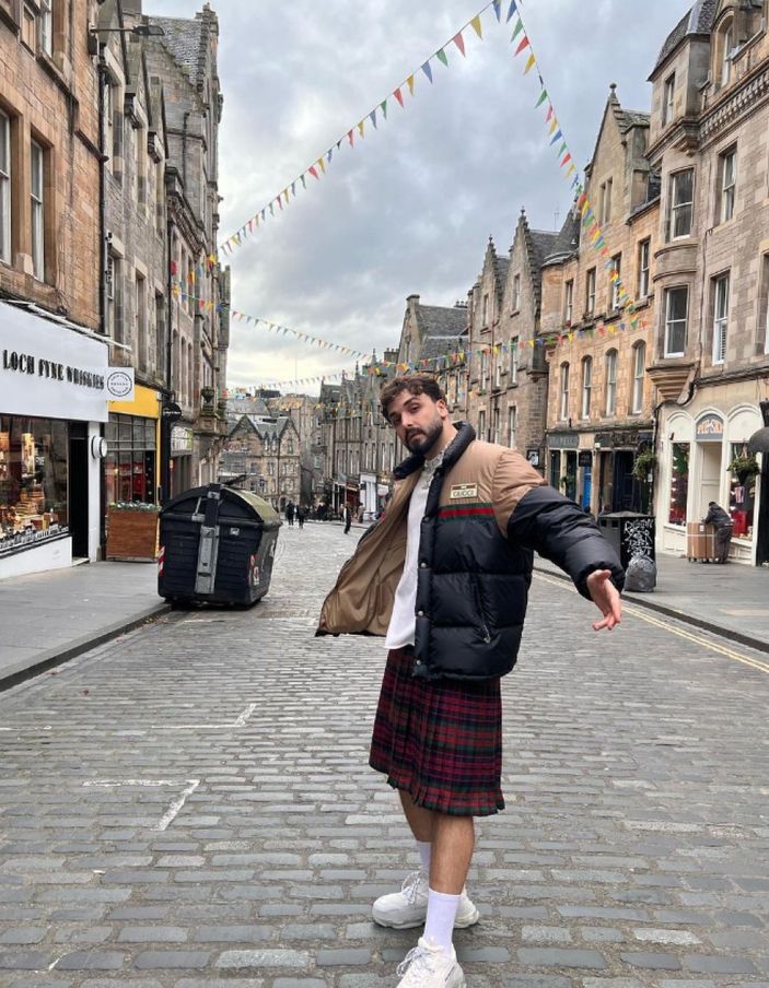 Sefo, İskoçya tarzını paylaştı