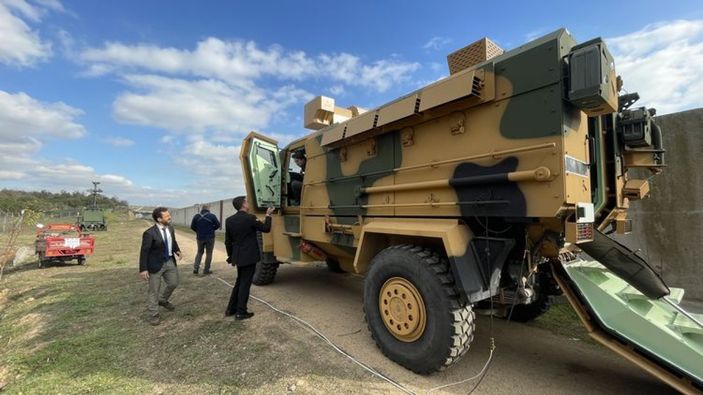 Jandarma Araca Monte Milli Lazer Sistemi tanıtıldı