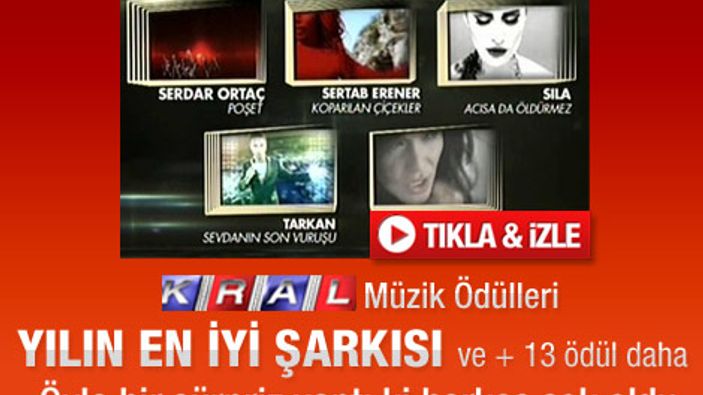 Tarkan Kral TV Müzik Ödülleri'ne damgasını vurdu - İzle - En Son Haber